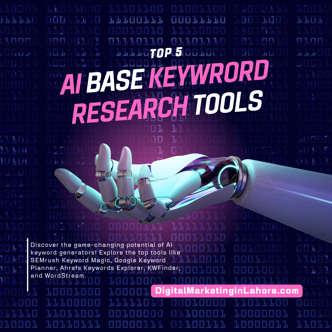 Top 5 AI Keyword Generators - Digital Marketing in Lahore